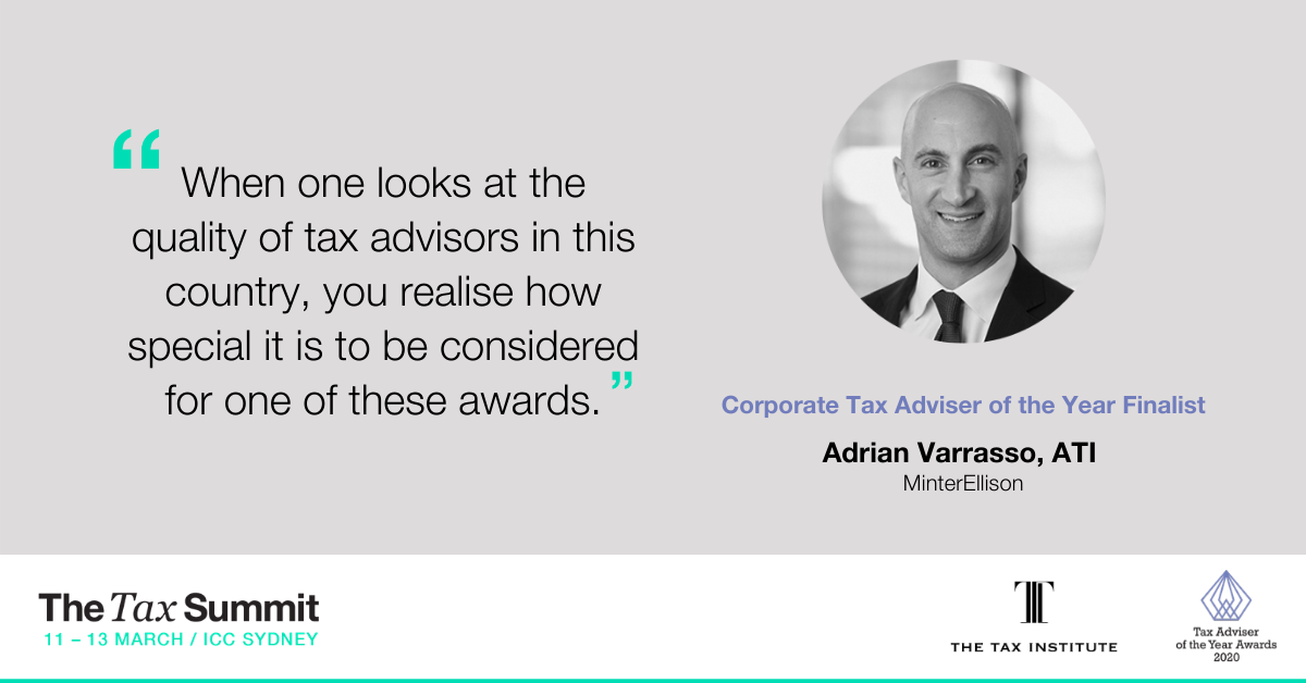 What do The Tax Adviser of the Year Awards mean to our finalists?